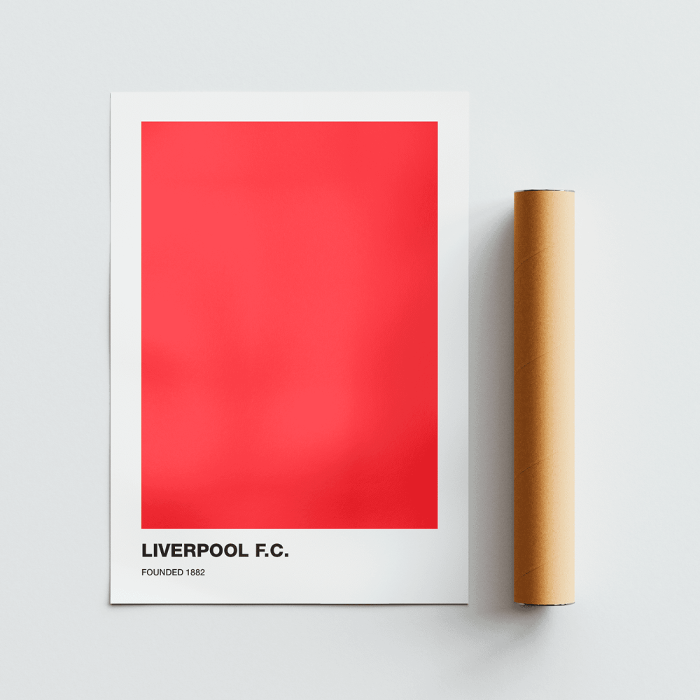 Plakat: Liverpool F.C., fodbold | teeprint ApS | Køb online her: